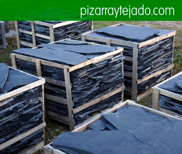 Pedra de pissarra natural per solados, teulades i façanes.
